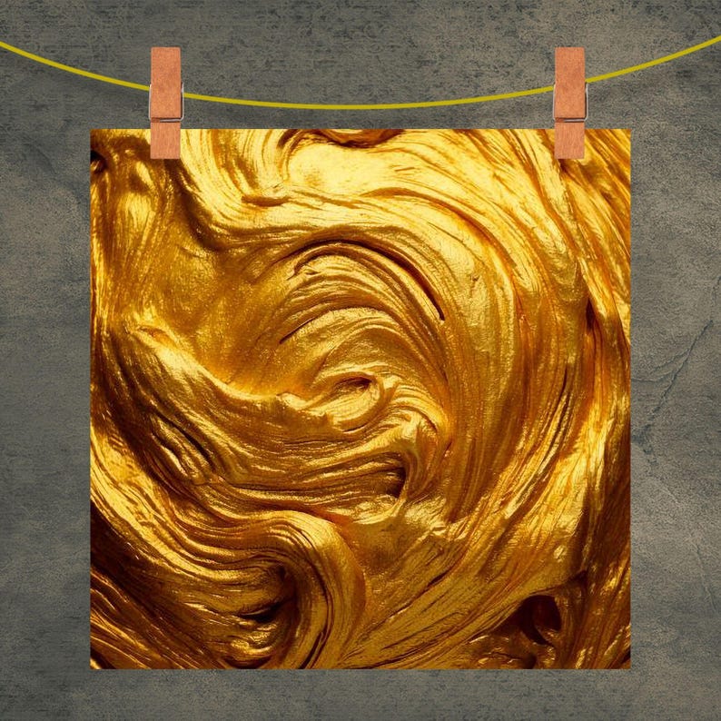 Gold Paint Texture Digital Paper Pack,metallic Backgrounds Bundle ...