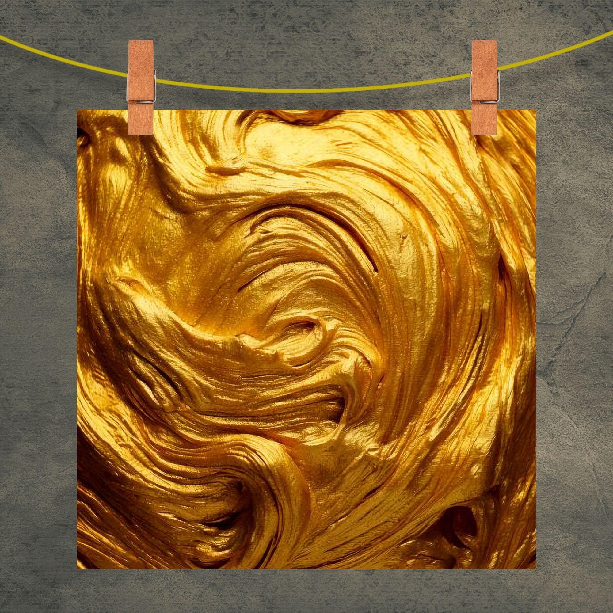 Gold Paint Texture Digital Paper Pack,metallic Backgrounds Bundle ...