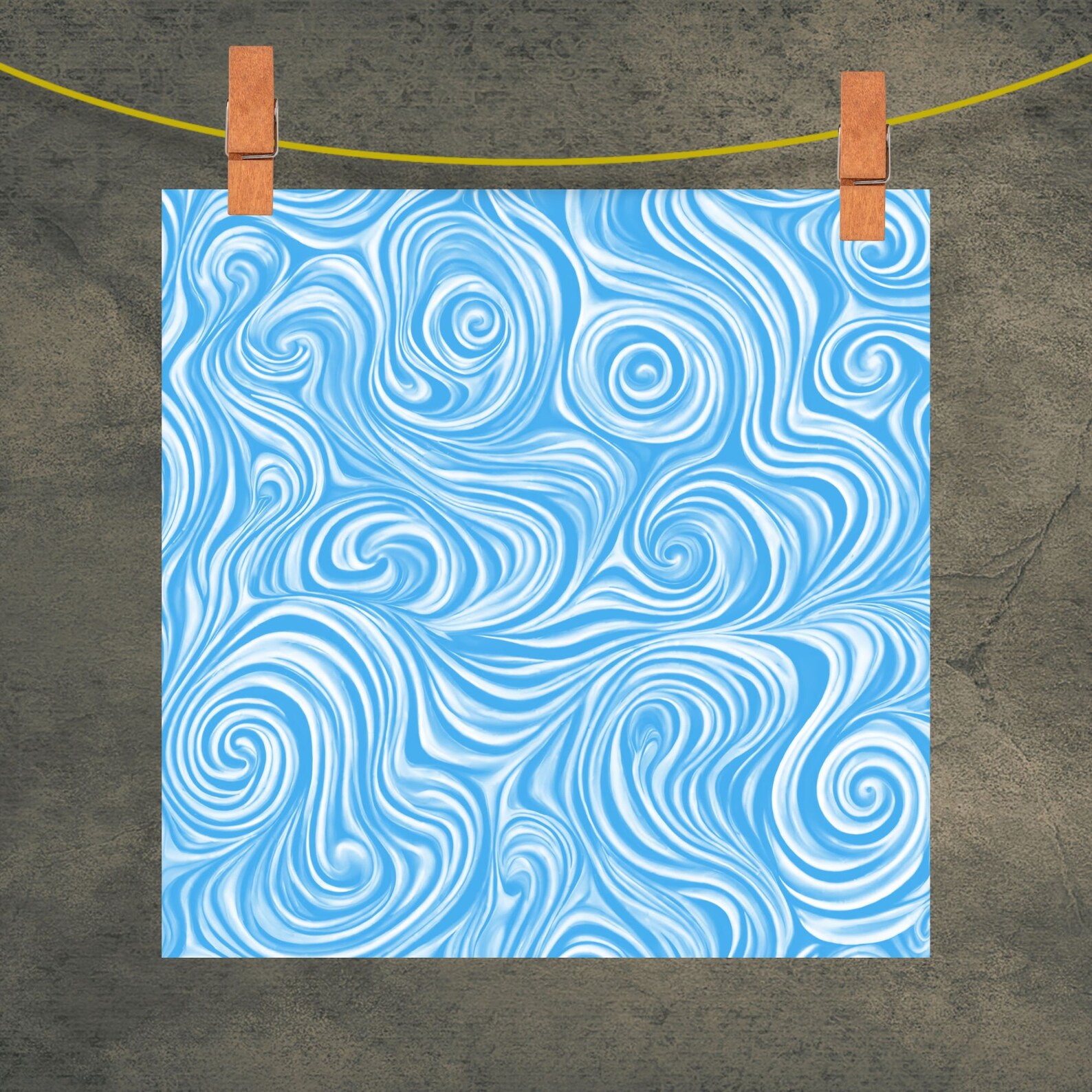 Colorful Wavy Digital Paper, Wavy Swirl Backgrounds, Liquid Marble ...