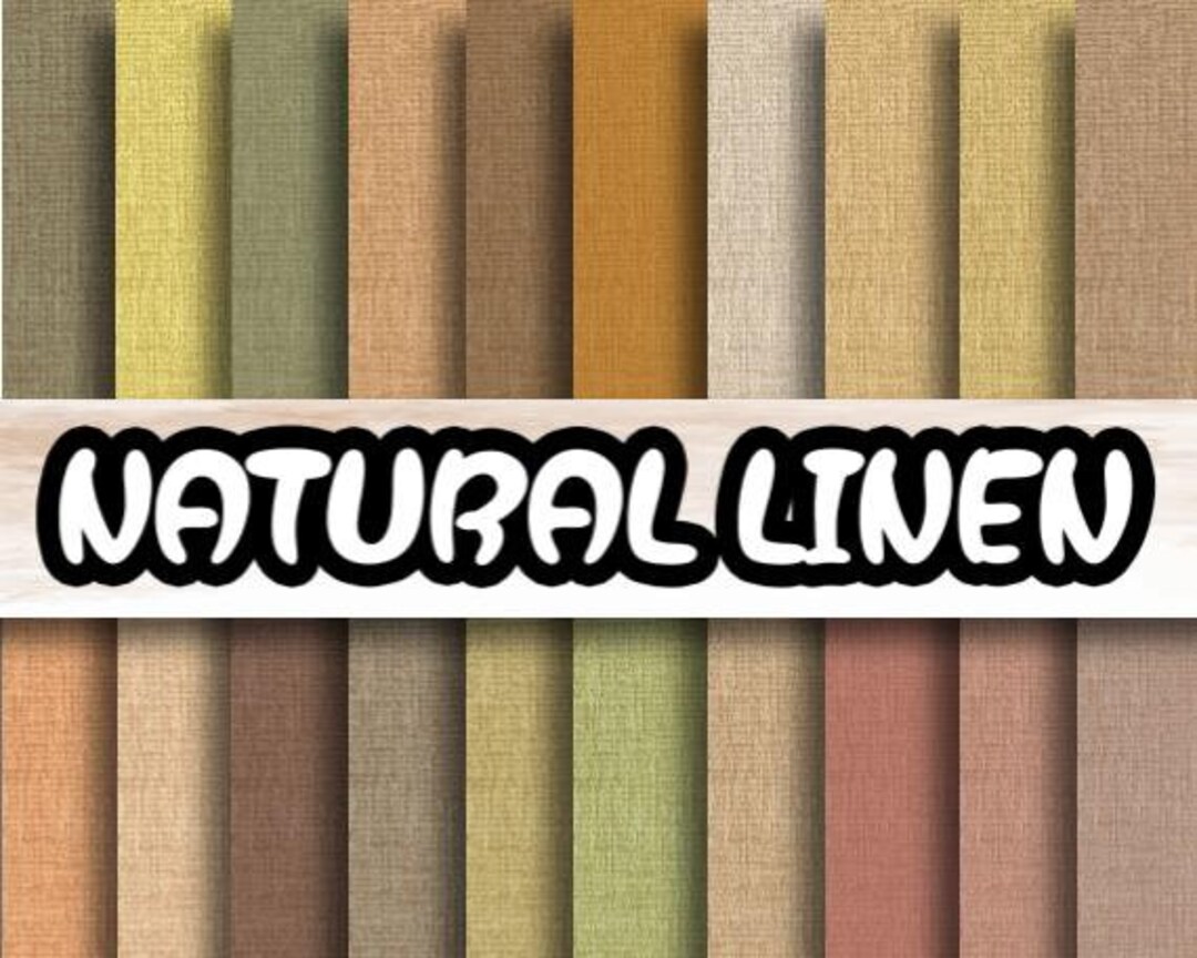 Linen Digital Paper Pack, Natural Colors Linen Texture Digital ...