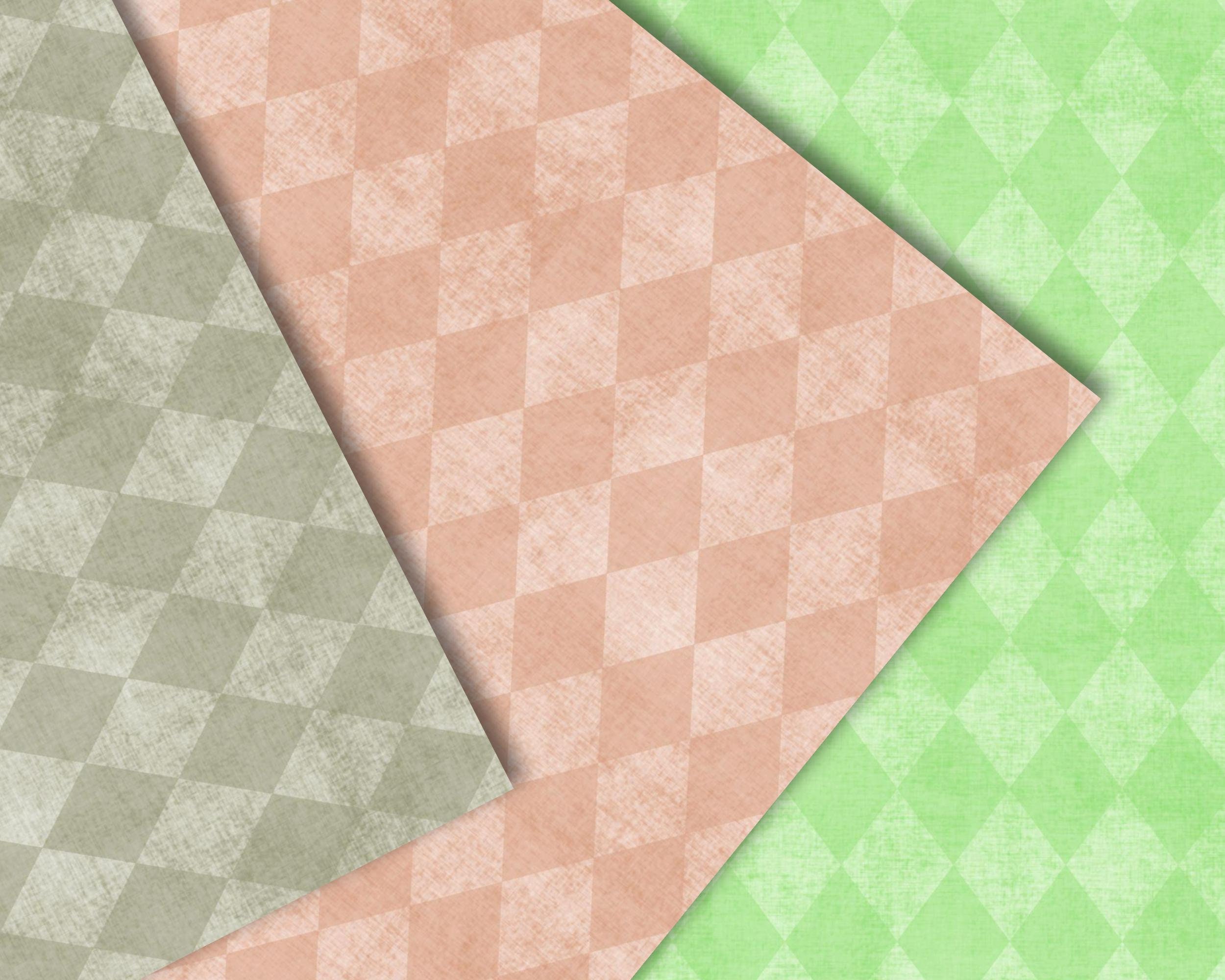 Diamond Digital Paper Pack-harlequin Vintage Distressed Background ...