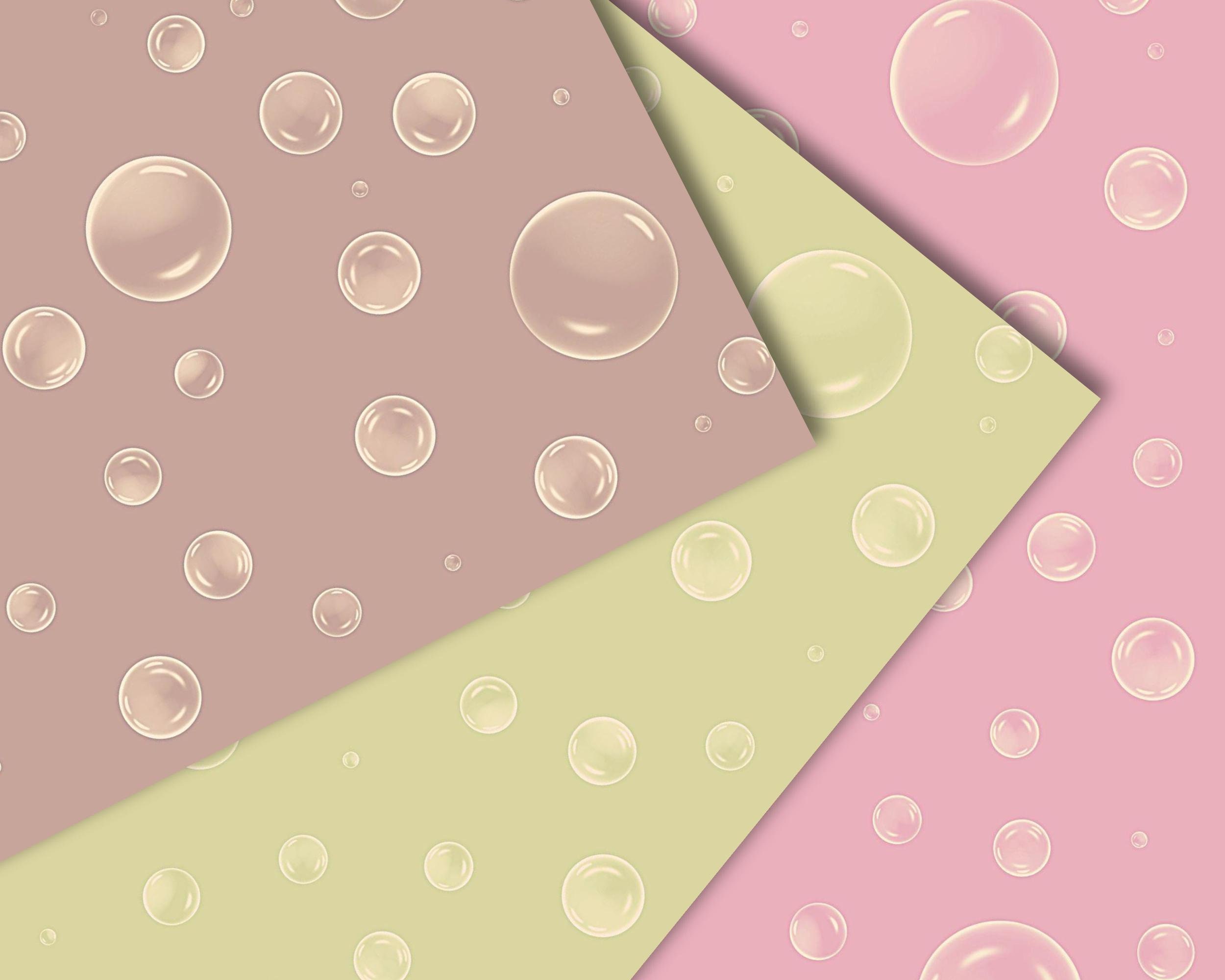 Bubbles Digital Paper, Soap Bubbles Pattern Digital Paper 8.5 X 11 ...