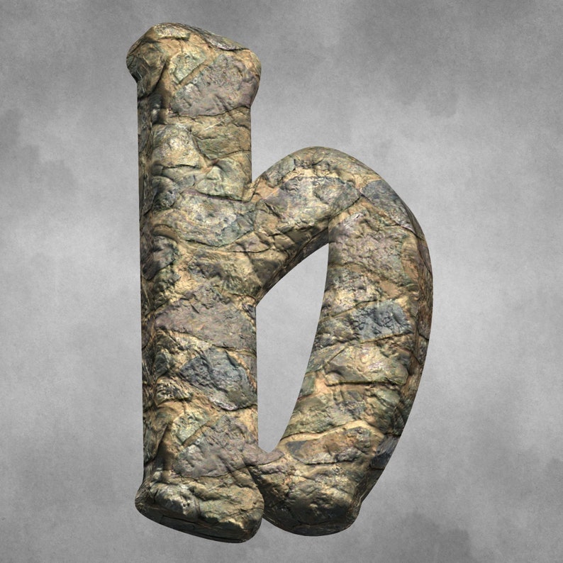 Stone Alphabet Letters and Numbers PNG, Rock Font Svg , Stone Pattern ...