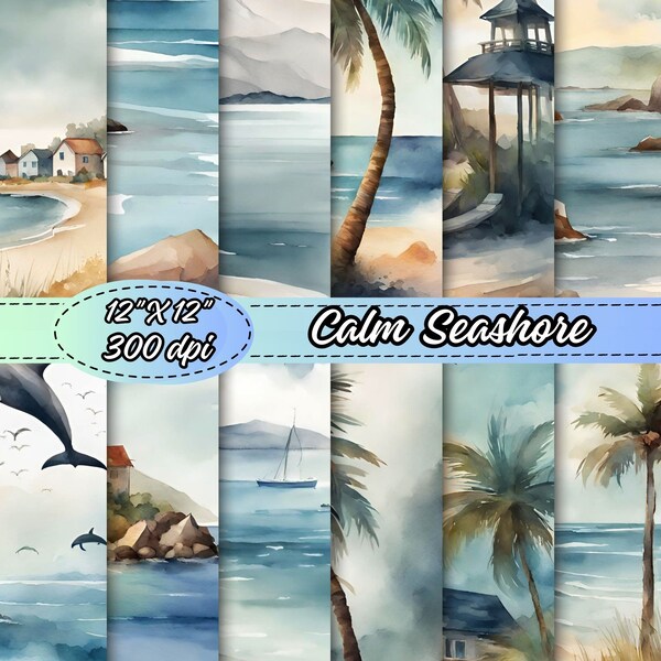 Tranquil Beach - Etsy