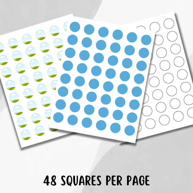 1 Inch Circle Template, 1" Template in Psd, Eps, Pdf, Dxf and Canva ...