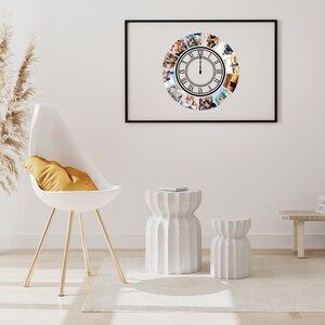Editable Canva Clock Photo Collage #3,create Your Own Clock Photo ...