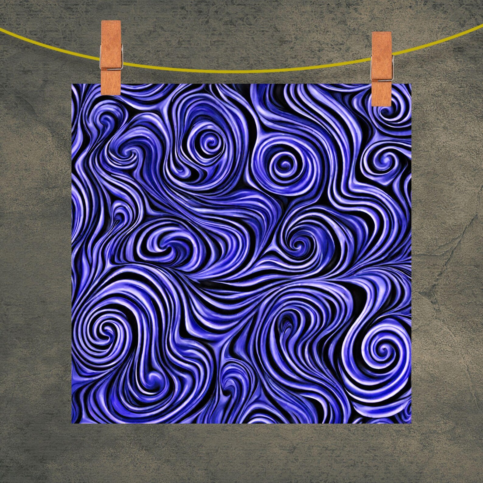 Colorful Wavy Digital Paper, Wavy Swirl Backgrounds, Liquid Marble ...