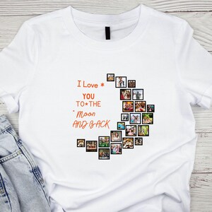 Moon Photo Collage Template | Moon Template | Crescent Moon Collage ...