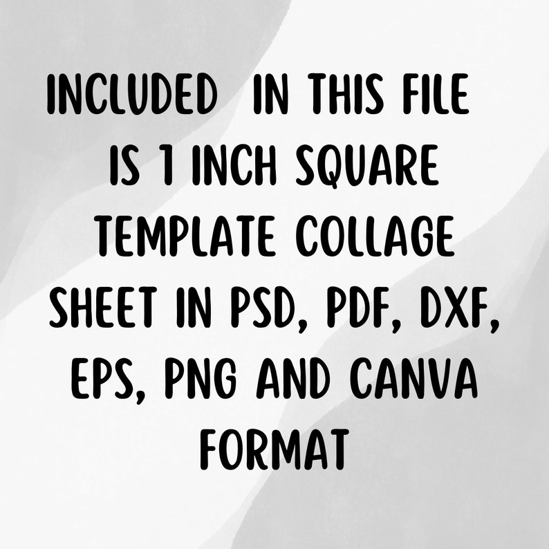 1 Inch Square Template, 1" Template in Psd, Eps, Pdf, Dxf and Canva ...