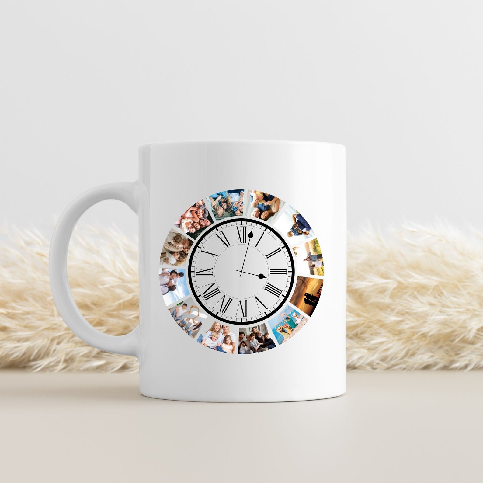 Editable Canva Clock Photo Collage #2,create Your Own Clock Photo ...