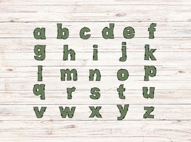 Back to School Doodle Alphabet Svg Bundle, Teacher Svg Font, Alphabet ...