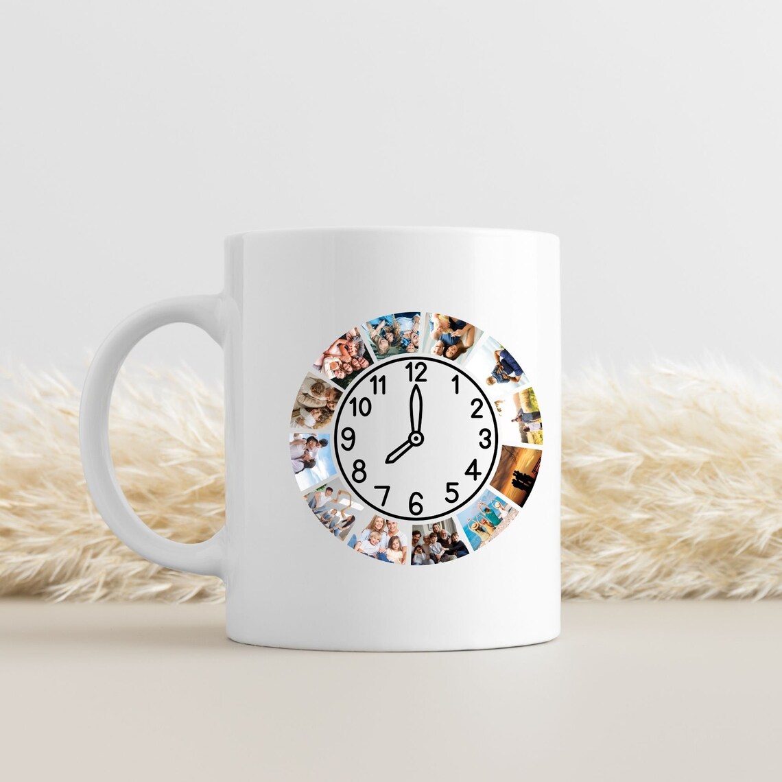 Editable Canva Clock Photo Collage 1, Create Your Own Clock Photo ...