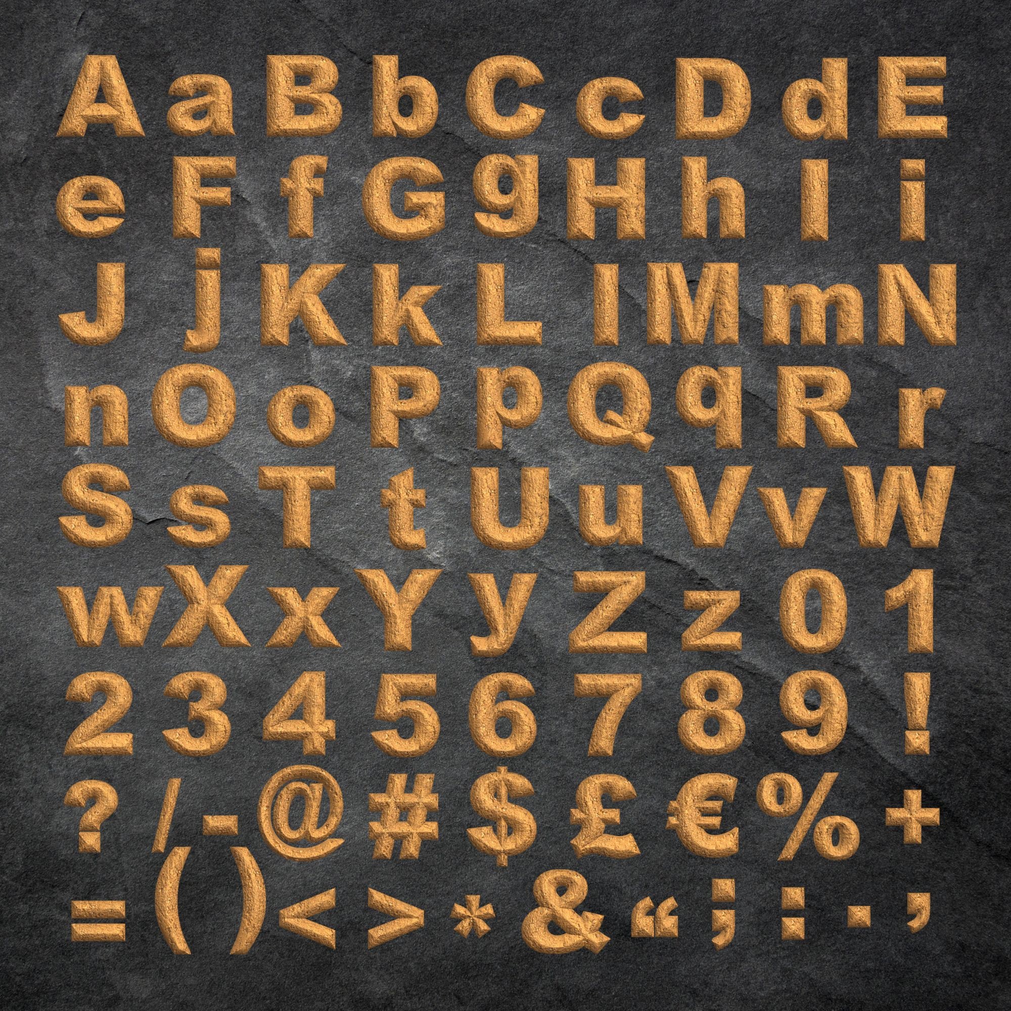 Stone Alphabet Letters and Numbers Png,rock Font Svg ,stone Pattern ...