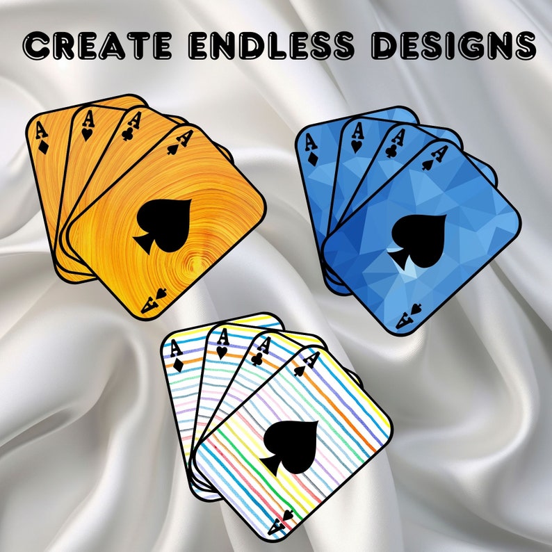 Design Your Own Playing Cards Canva Template,ace Playing Cards Canva ...