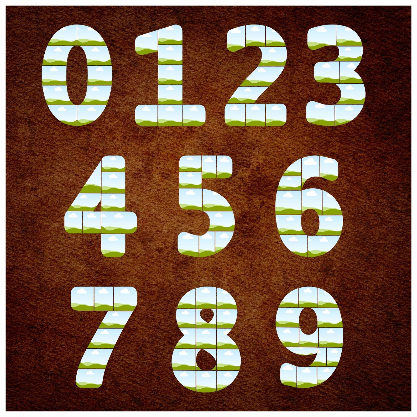 Editable Canva Frame Template ,canva Template for Numbered Photo ...