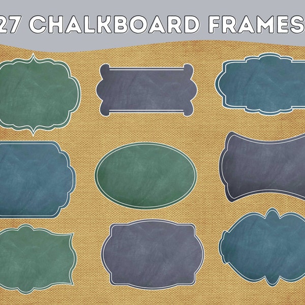 Chalkboard Frames - Etsy