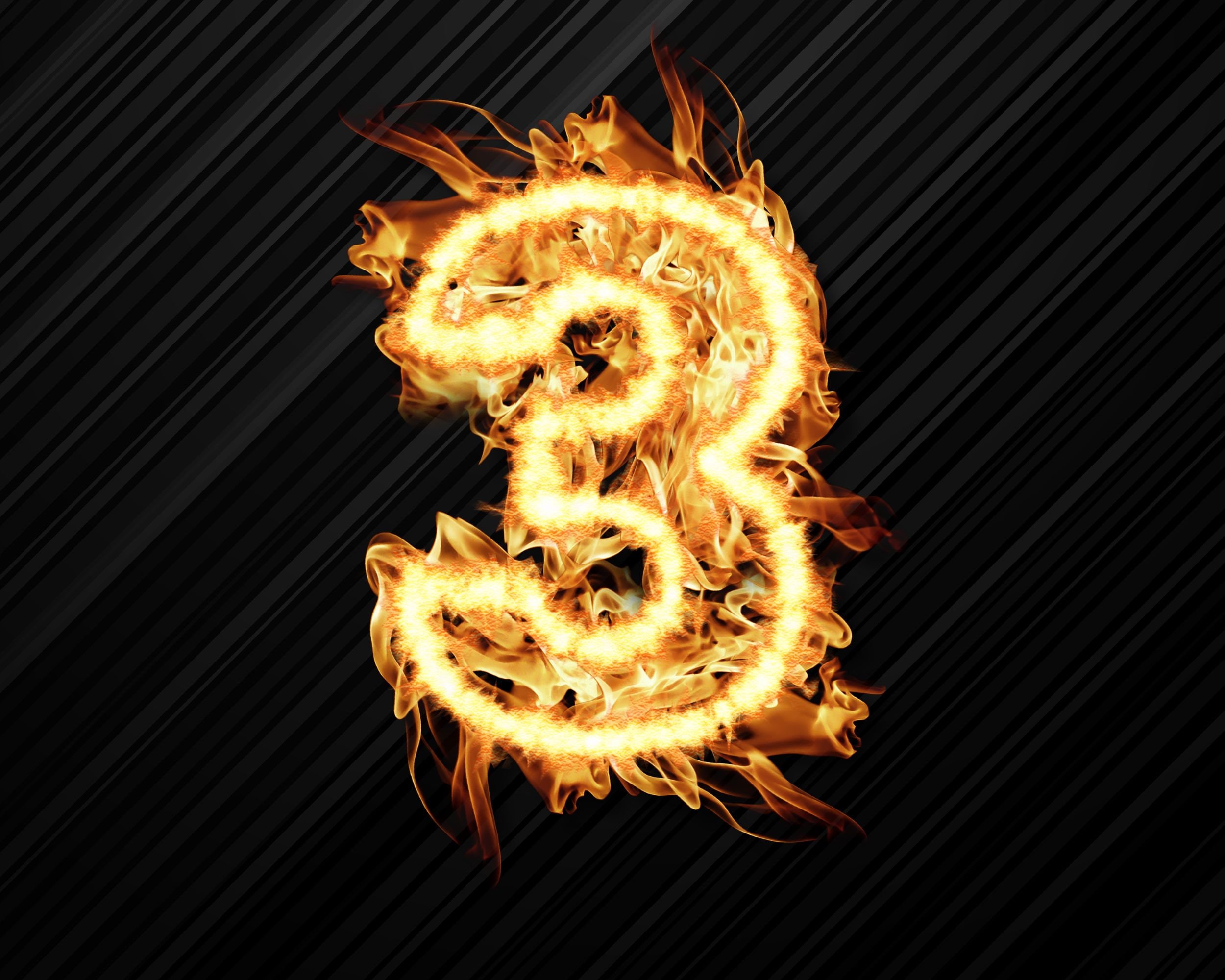 Fire Alphabet Letters and Numbers, Flaming Alphabet, Set of Letters ...