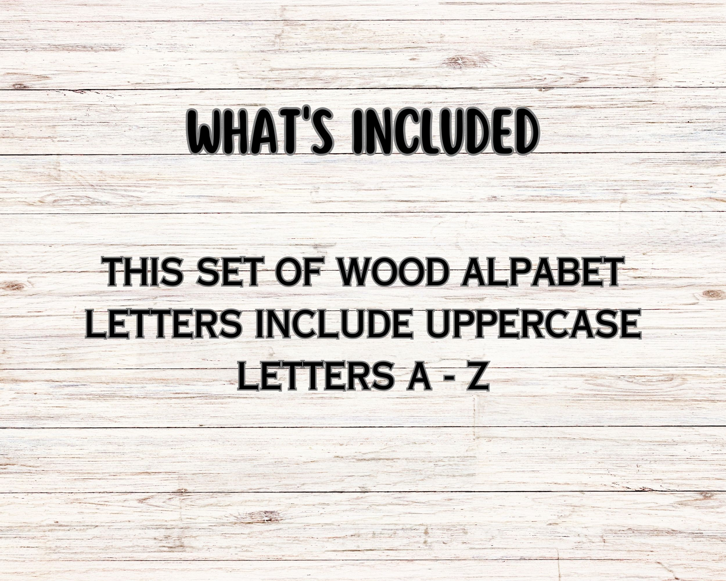 Wood Pattern Alphabet Letters Clip Art Set, Wood Texture SVG, , Nature ...