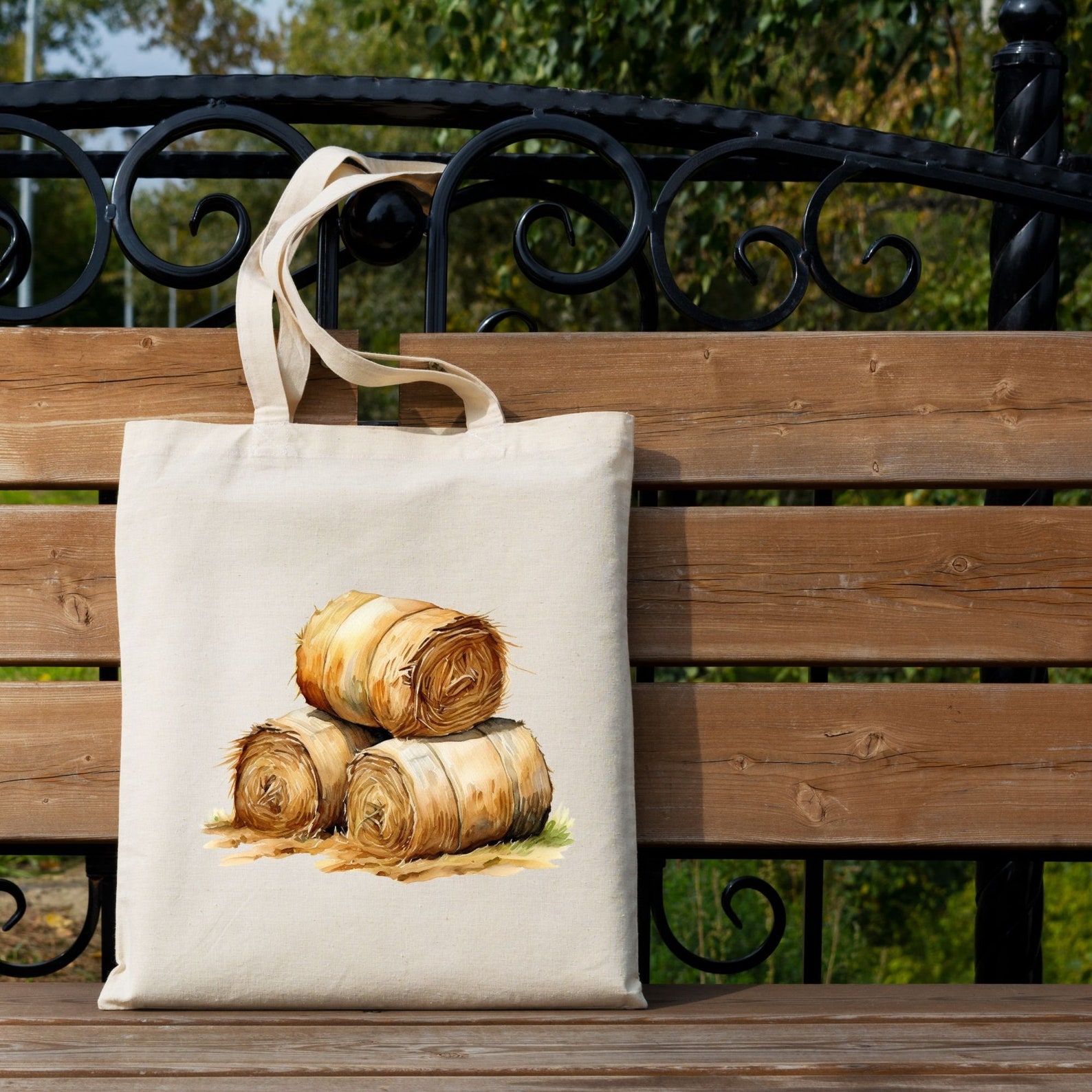 Watercolor Bale of Hay Clipart Bundle,printable Watercolor Hay Bale ...