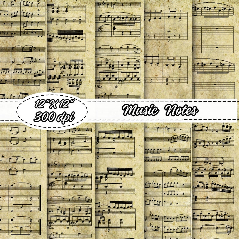 Sheet Music Vintage - Etsy