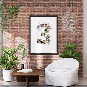 Canva Polaroid Photo Number Collage, Birthday Poster Template,0 - 9 ...