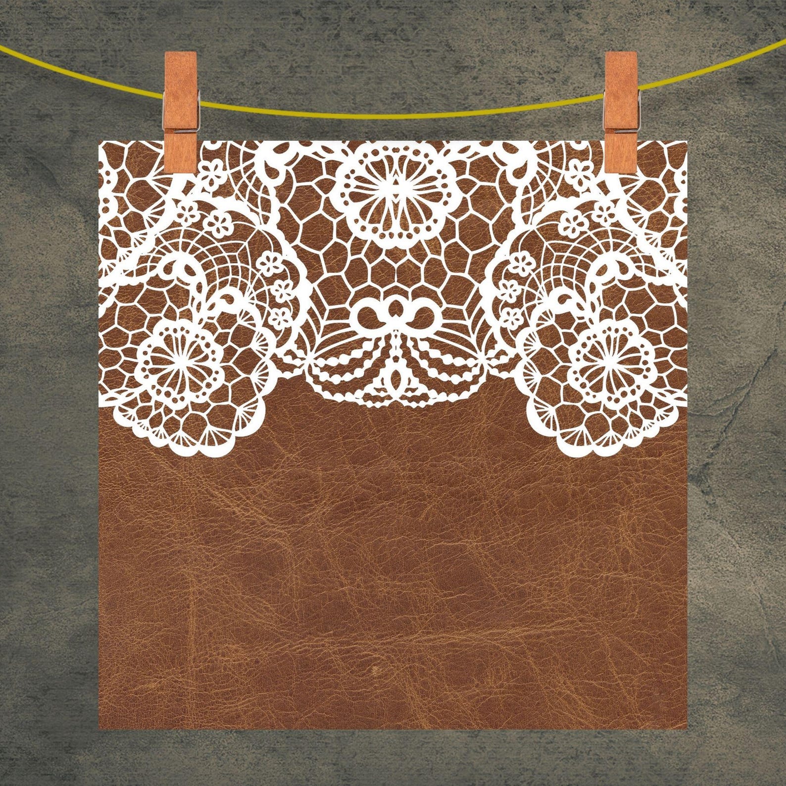 White Lace and Leather Digital Paper Pack Vintage Lace Pattern Digital ...