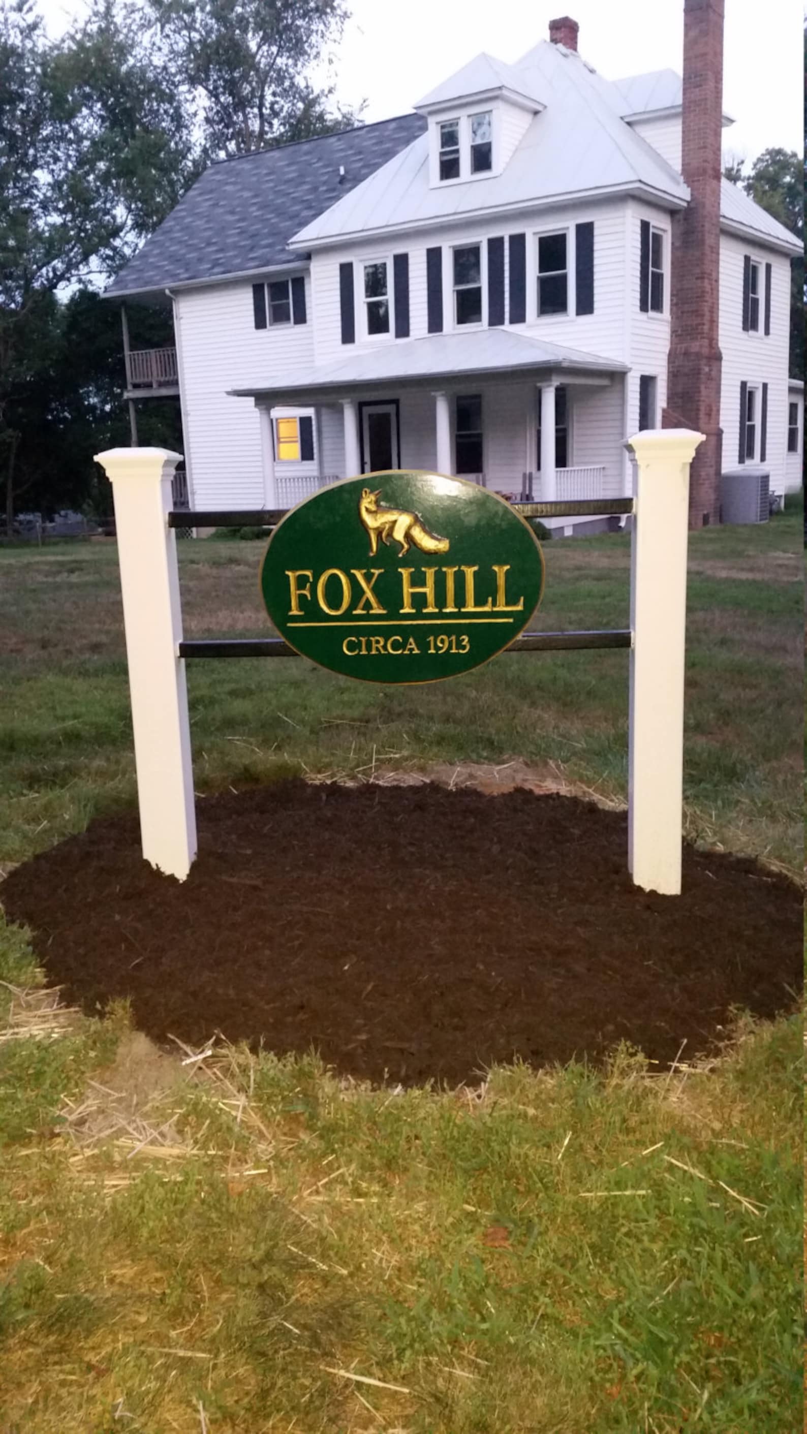 Personalized Oval House Signs - Etsy