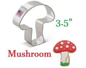 Skinny Toadstool Cookie Cutter Cute Forest Gnome Cutter 3D - Etsy