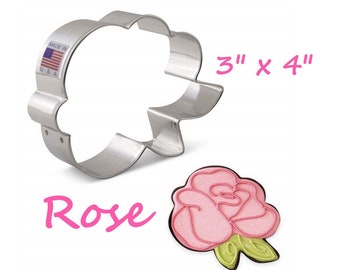 Rose Cookie Cutter | Etsy