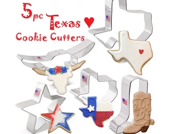 Texas Longhorn Cookie Cutter - Etsy