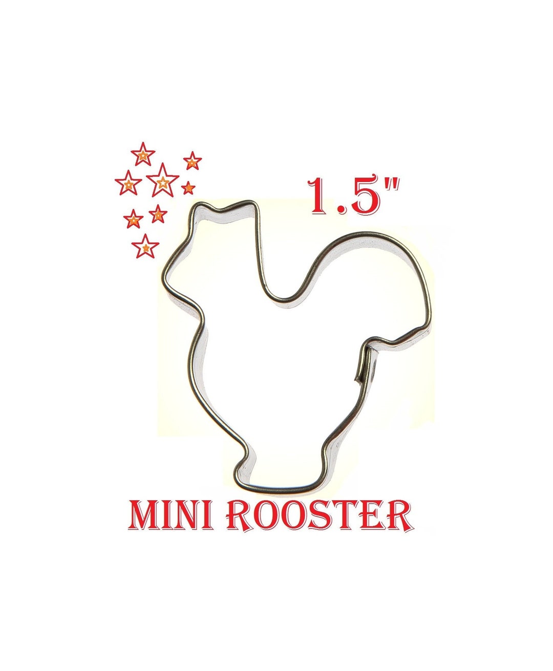 Mini Rooster Cookie Cutter Farm Animals Foose - Etsy