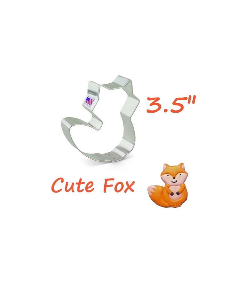 Cute FOX Cookie Cutter Woodland Animal Shape Ann Clark - Etsy
