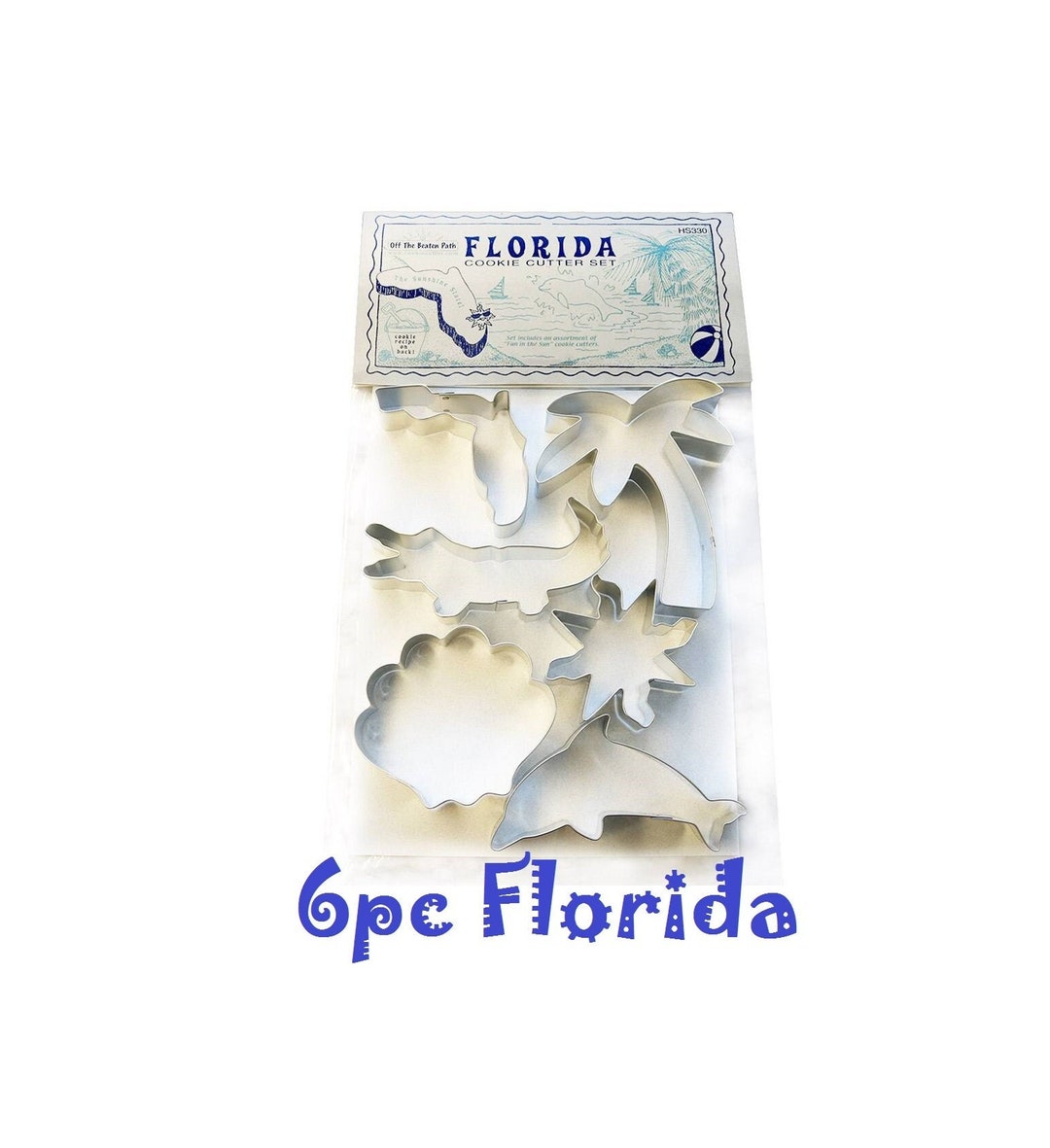 6pc Florida Cookie Cutter Set Tropical Vacation Shapes - Etsy