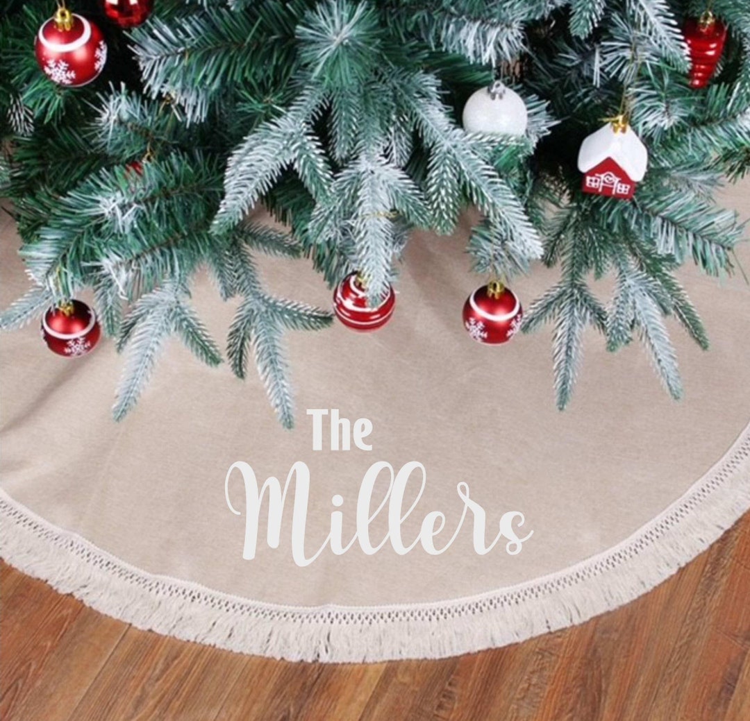 Family Tree Skirt. Christmas Tree Skirt. Personalized Tree Skirt ...