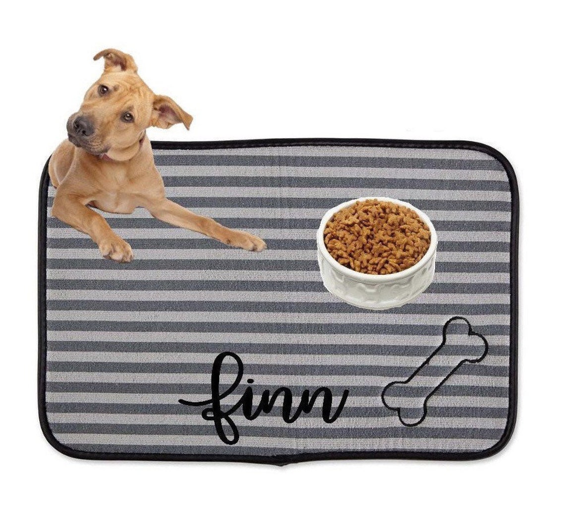 Personalized Dog Food Mat. Pet Dog Mat. Dog Food Mat. Custom Pet ...