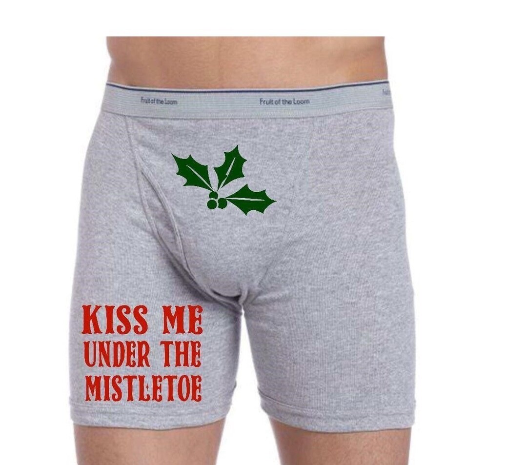 Husband Christmas Gift. Mens Christmas Boxers. Mens Boxers Custom ...