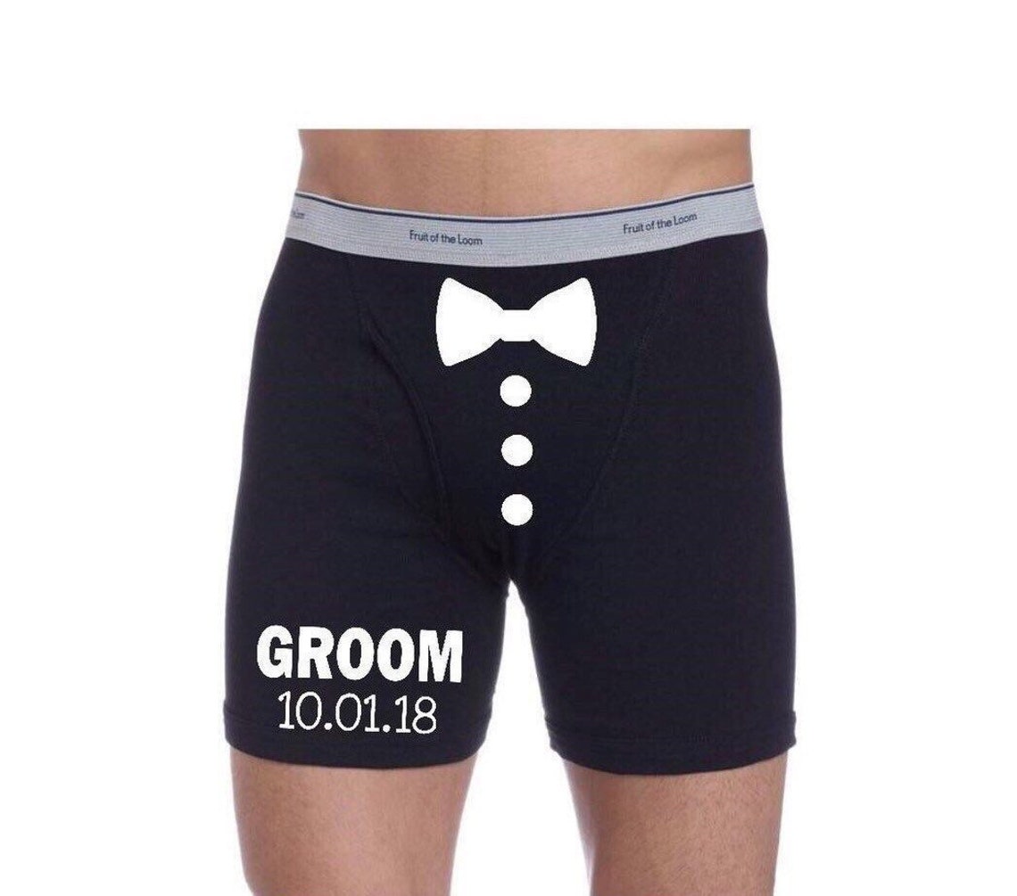 Fiancé gift. Groom boxer briefs . Mens boxers custom. Husband | Etsy