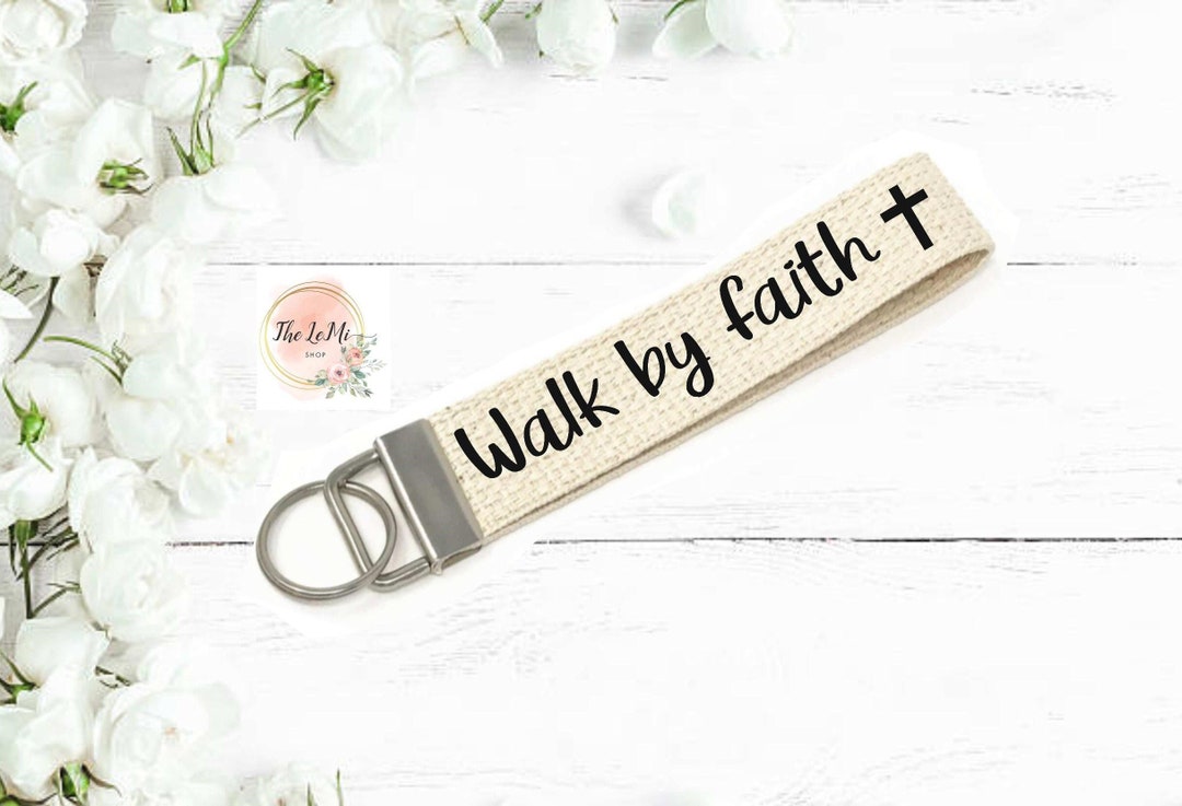 Faith. Christian Keychain. Faith Keychain. Faith Key Fob. Christian ...