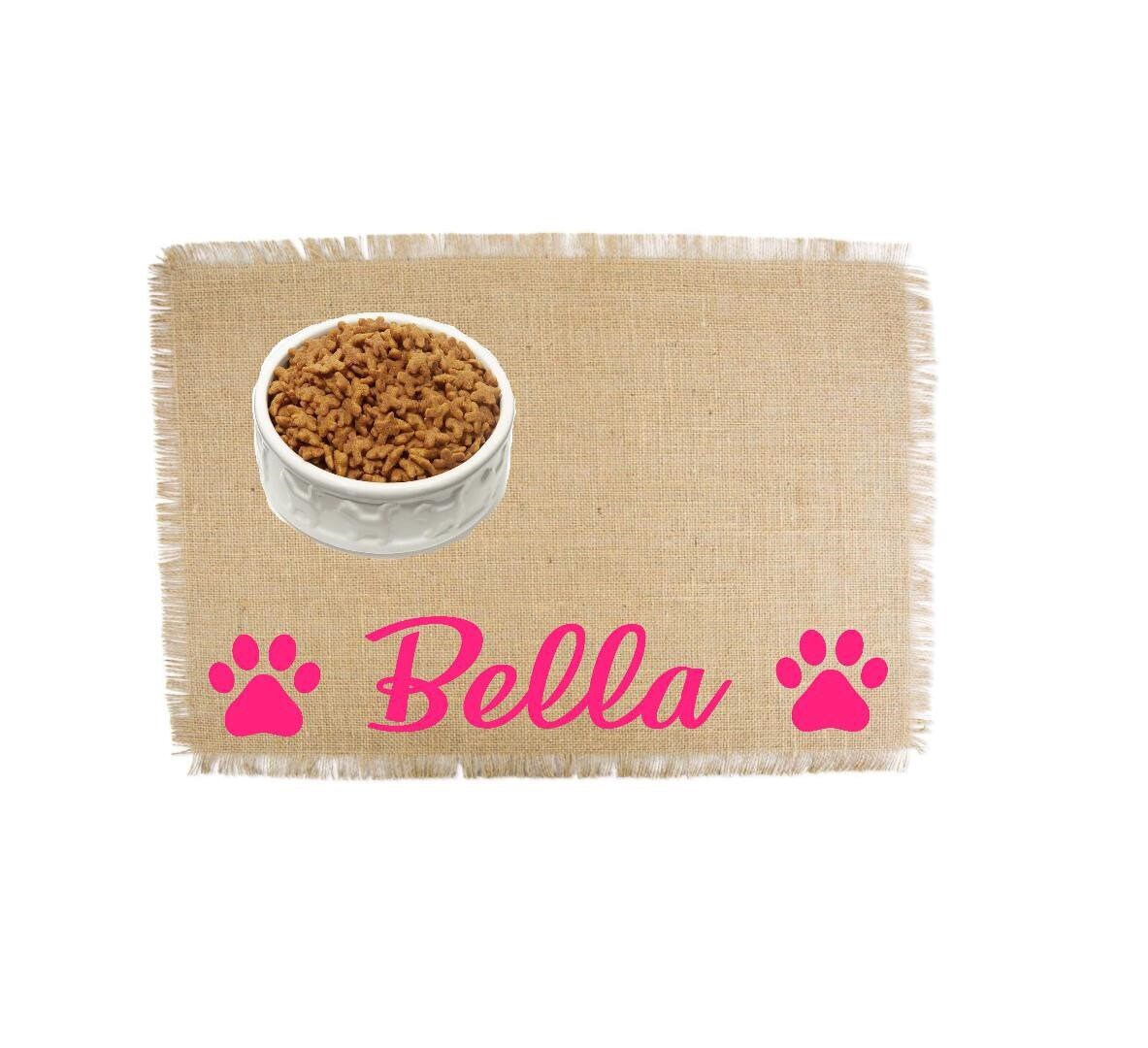 Personalized Dog Placemat. Pet Dog Mat. Dog Food Mat. Custom | Etsy