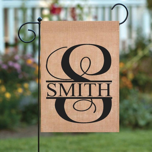 Burlap Garden Flag - Etsy