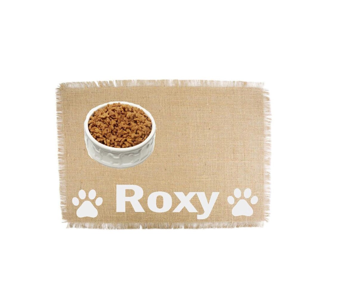 Personalized Dog Placemat. Pet Dog Mat. Dog Food Mat. Custom - Etsy