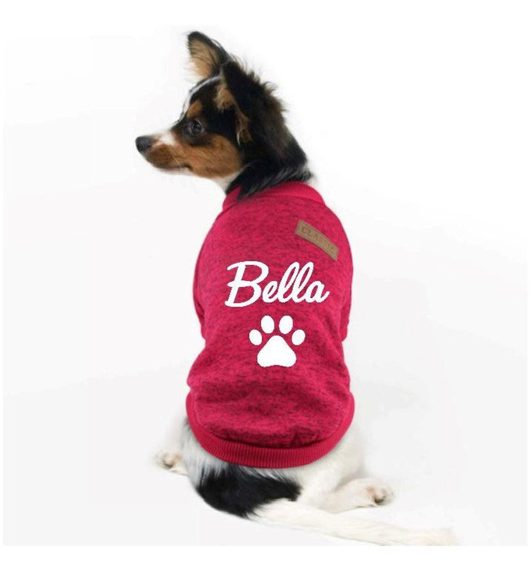 Personalized Dog Sweater. Dog Sweater. Dog Clothes. Small Dog Sweater ...