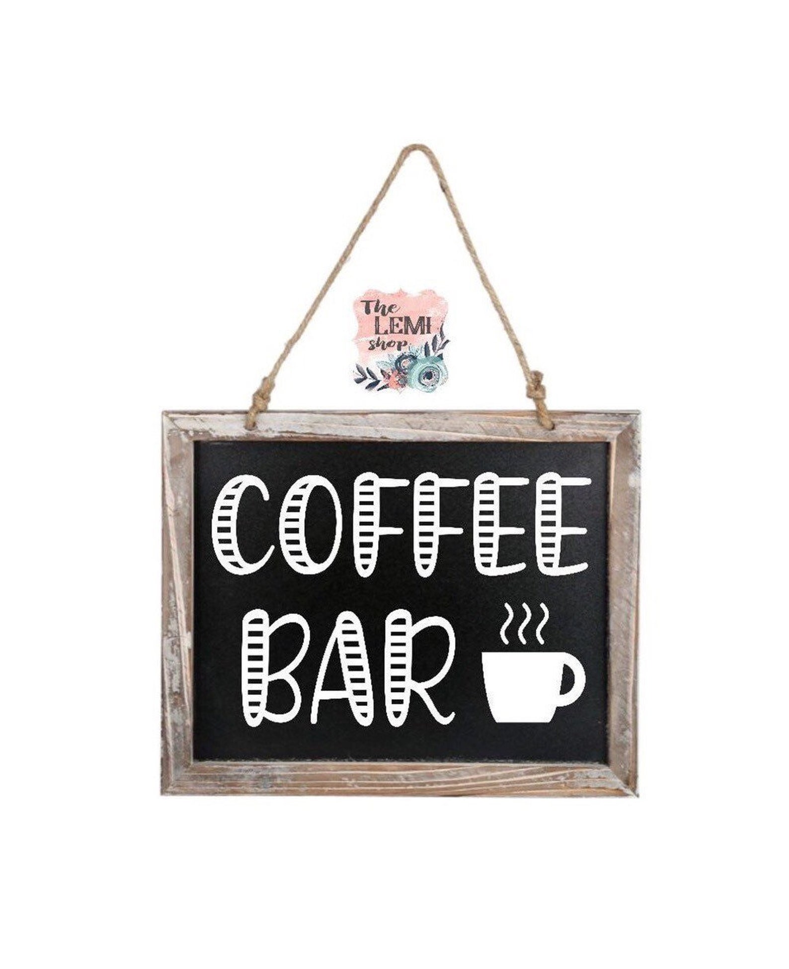 Coffee Bar Chalkboard. Coffee Bar Sign. Coffee Bar Decor. | Etsy