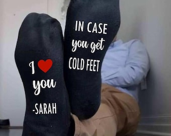 Cold Feet Wedding Socks - Etsy