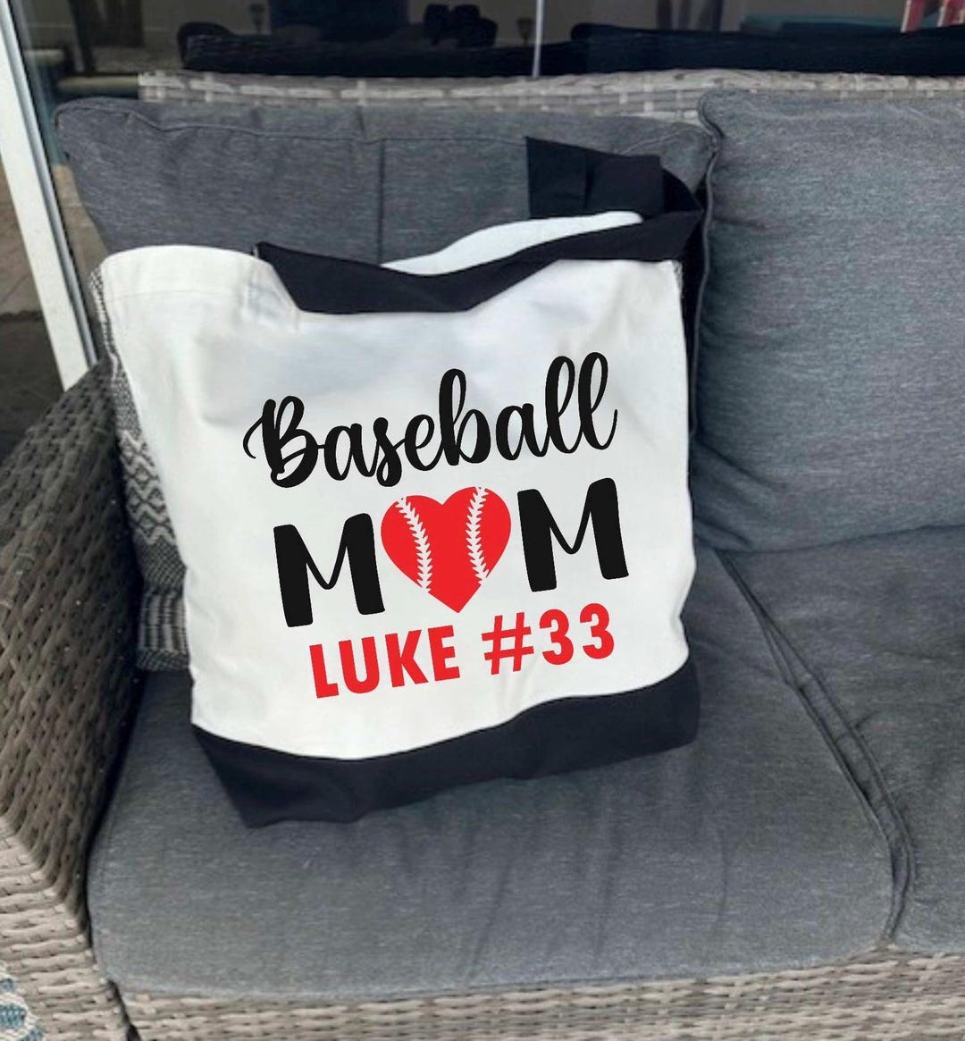 Baseball Mom Bag. Baseball Tote. Baseball Bag. Personalized Baseball ...