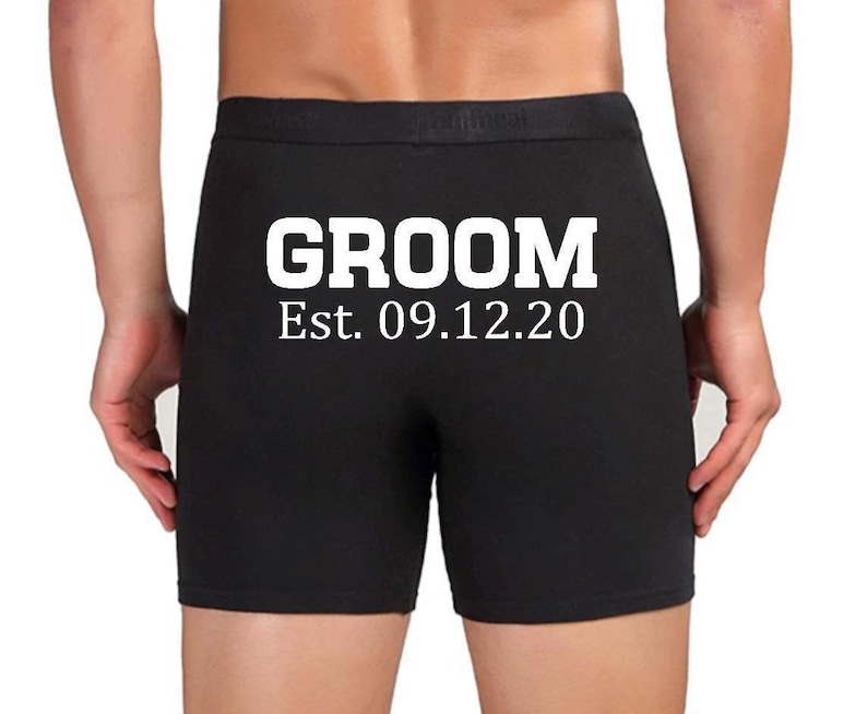 Groom Boxers. Wedding Boxer Briefs . Mens Boxers Custom. - Etsy