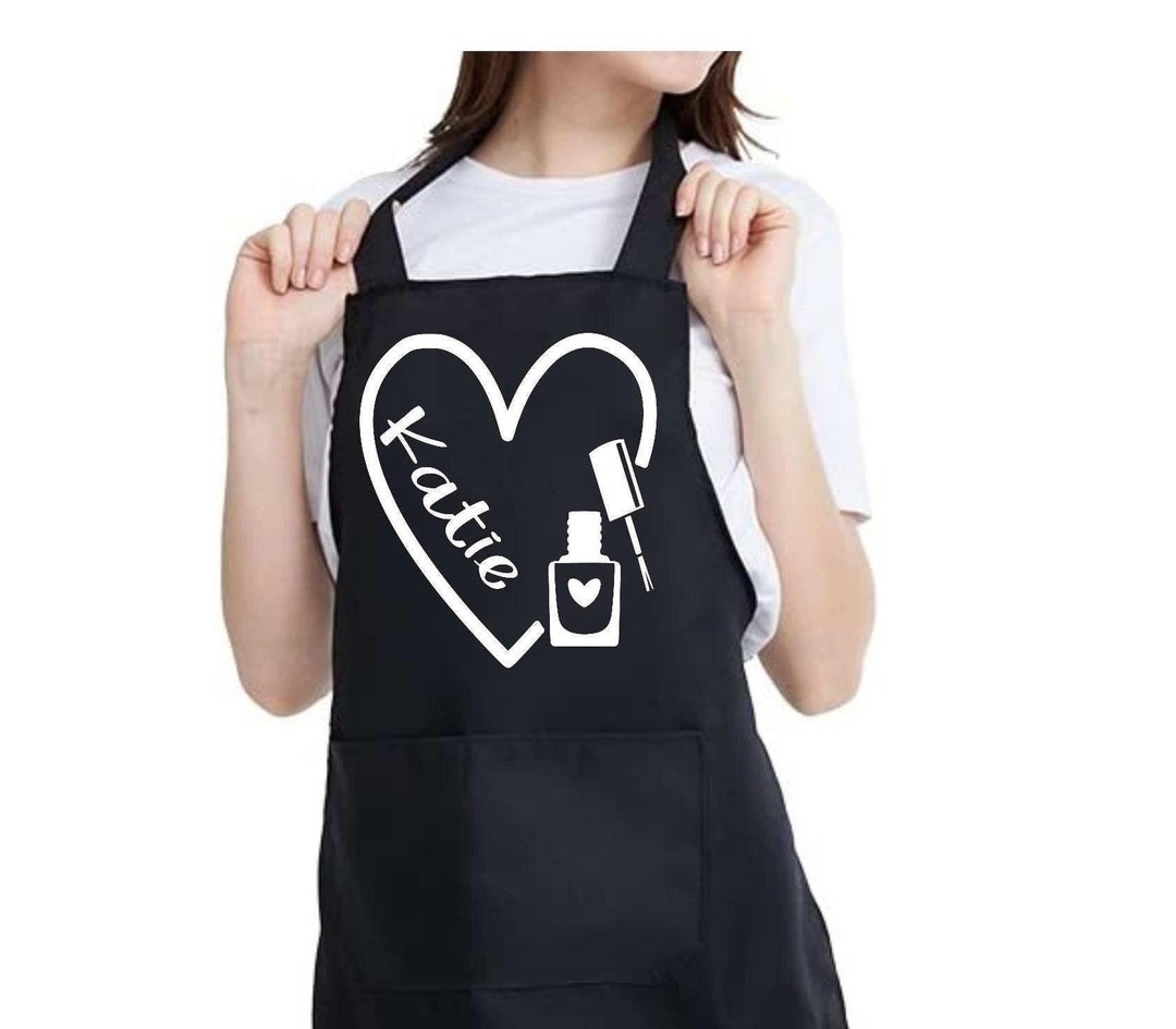 Custom Nail Tech Apron. Nail Technician Apron. Nail Tech Gift. Nail ...