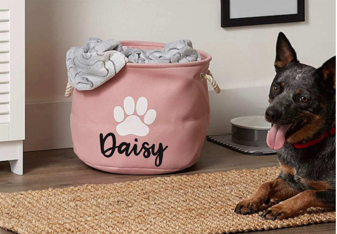 Dog Toy Basket. Pet Toy Basket. Dog Toy Storage. - Etsy