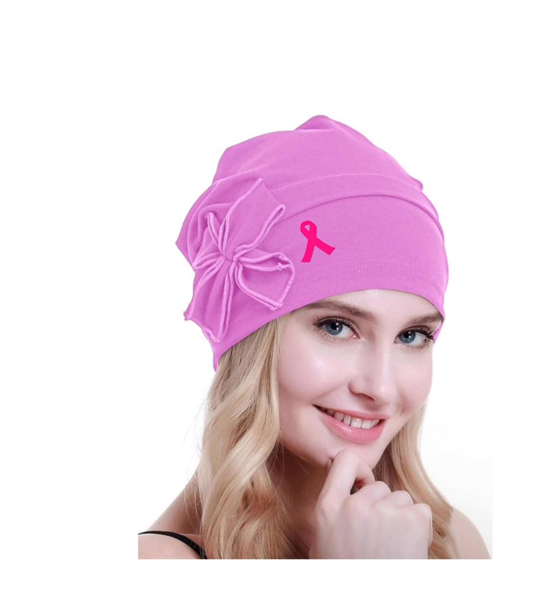 Breast Cancer Hat. Chemo Beanie. Cancer Hat. Cancer Beanie. Chemo Head ...