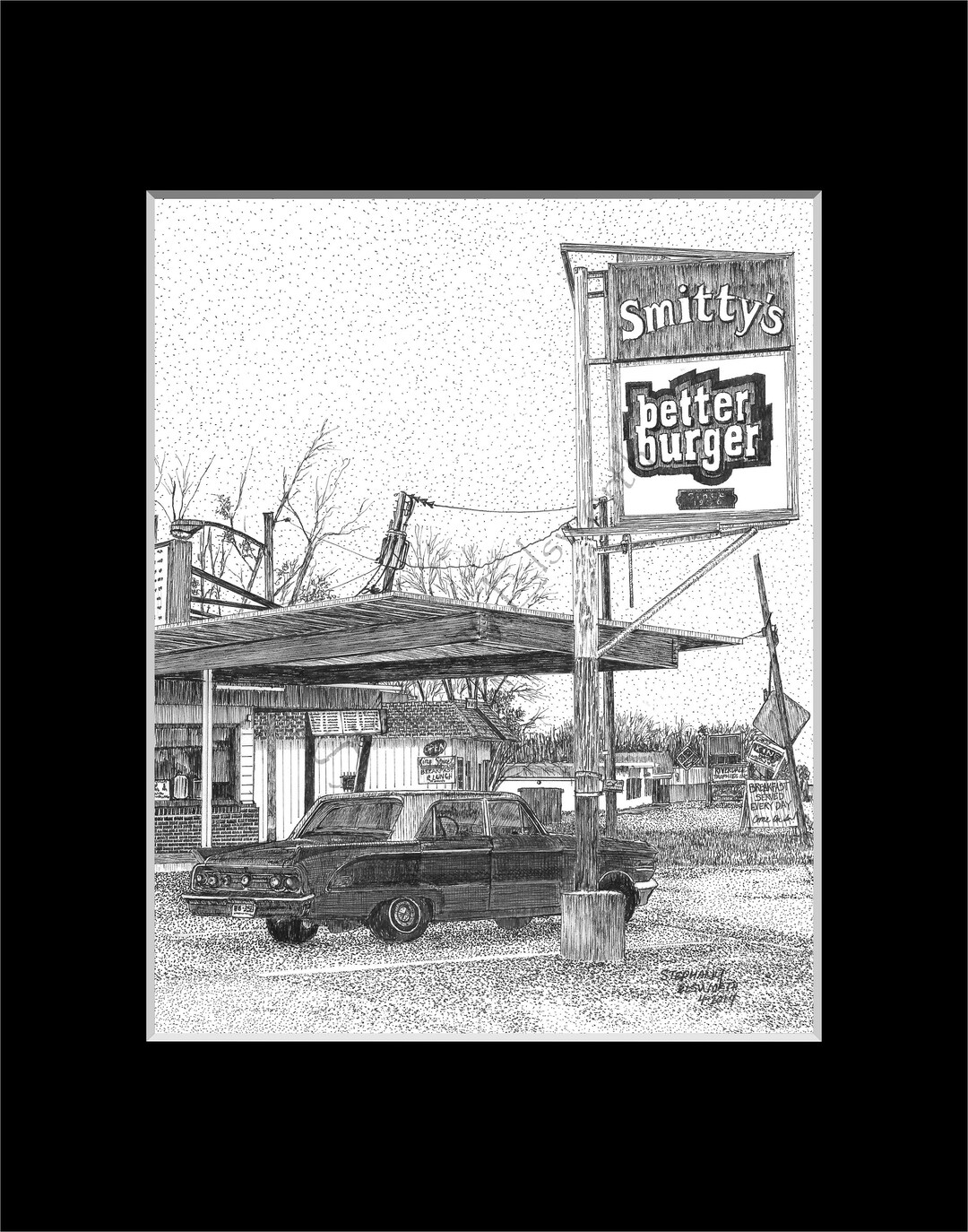 Smitty's Better Burger Hampton VA 8 X 10 Premium Giclee - Etsy